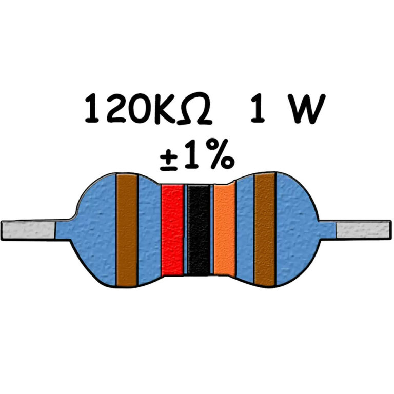 Resistencia 120 K Ohms De 1 Watt - ArrTec